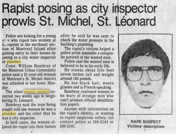 Plumber Rapist – William Fyfe and Theresa Pearson / WKT4 #8 – Who ...